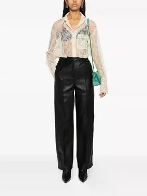 Zadig&Voltaire Tyrone Floral Lace Mesh Shirt