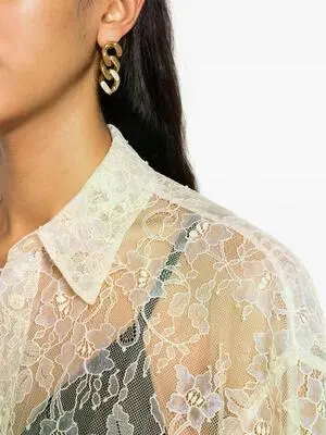Zadig&Voltaire Tyrone Floral Lace Mesh Shirt