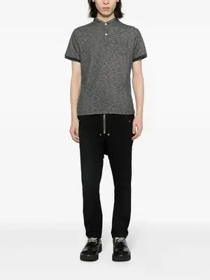 PRIVATE STOCK LABS The Felix Mélange-effect Polo Shirt - Grey
