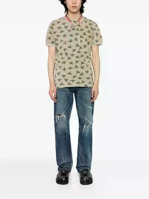 VIVIENNE WESTWOOD Logo Print Polo Shirt - Neutrals
