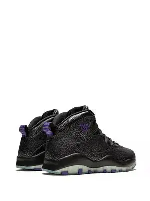 JORDAN Air Retro 10 Paris High Top Sneakers - Black