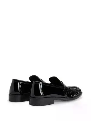 GIUSEPPE ZANOTTI Patent Slip-on Loafers
