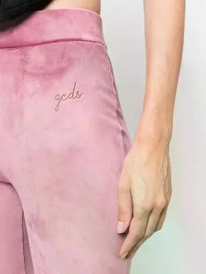 Gcds Velvet Flared Trousers