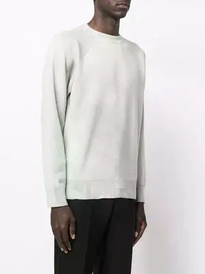 BARRIE Cashmere-cotton Blend Crew Neck Sweatshirt