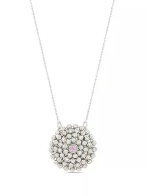 OFFICINA BERNARDI 18kt White Gold Mimosa Sapphire Necklace - Silver