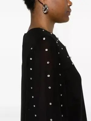 NISSA Crystal-embellished Mini Dress