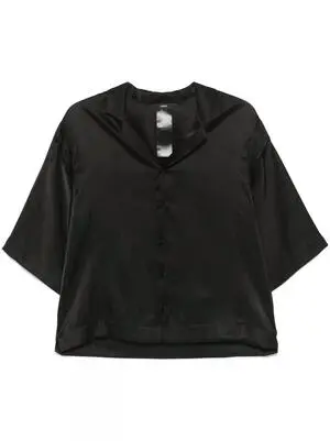 SAPIO Nº38 Satin Shirt - Black
