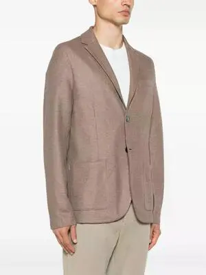 Harris Wharf London Notched-lapels Single-breasted Blazer - Neutrals