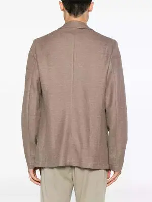 Harris Wharf London Notched-lapels Single-breasted Blazer - Neutrals