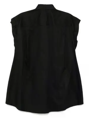 JNBY Sleeveless Shirt With Concealed Fastening And Wrap Design