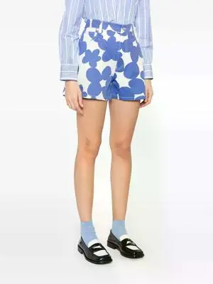 Marni Floral Print Mini Skirt