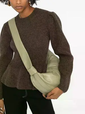 LEMAIRE Ribbed Knit Peplum Hem Jumper