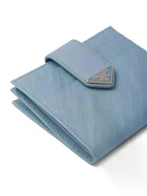 Prada Small Triangle-logo Leather Wallet
