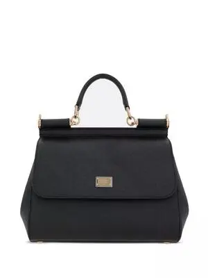 Dolce & Gabbana Large Sicily Tote Bag - Black