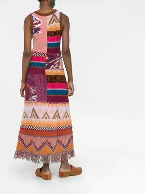 Etro Long Intarsia Knit Dress