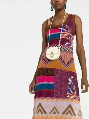 Etro Long Intarsia Knit Dress
