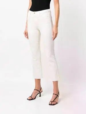 L'Agence Kendra Cropped Flared Jeans