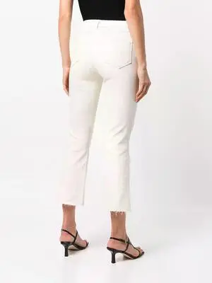 L'Agence Kendra Cropped Flared Jeans