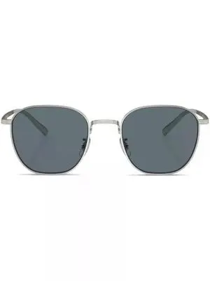 Oliver Spencer Rynn Square-frame Sunglasses - Silver