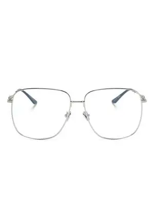 Valentino Garavani Navigator-frame Glasses - Silver