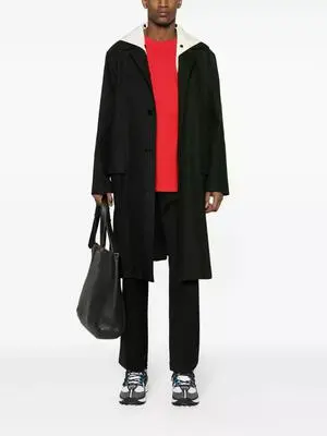 Dolce & Gabbana Raised Seam Virgin Wool Blend Joggers