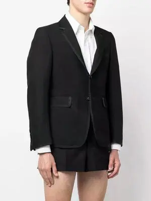 Thom Browne Satin-trim Wool Blazer
