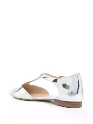 P.a.r.o.s.h Patent Ballet Flats - Silver