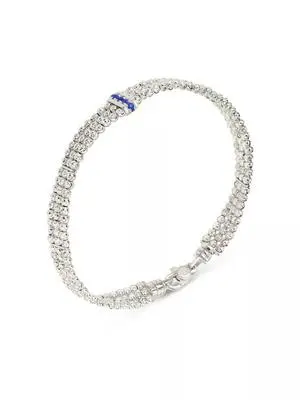 OFFICINA BERNARDI 18kt White Gold Moon Sapphire Bracelet - Silver