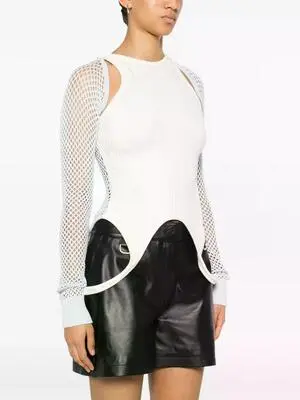 Off-White Racerback Panelled Top