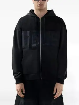 Gcds Logo Zip-fastening Hoodie