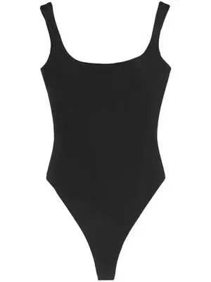 ENTIRE STUDIOS Square Neck Sleeveless Bodysuit - Black