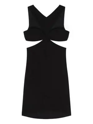 Givenchy Crepe Mini Dress - Black