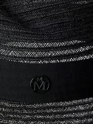 MAISON MICHEL Maison Michel Virginie Fedora Hat Black
