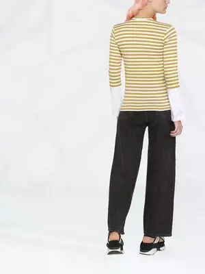 Play Comme Des Garcon Striped Long-sleeved T-shirt