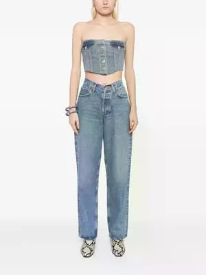 AGOLDE Fairway Regenerative Cotton Blend V-front Jeans