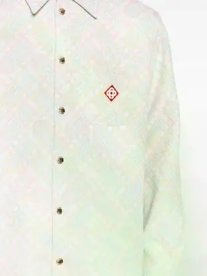 Casablanca Logo-appliqué Monogram-jacquard Jacket