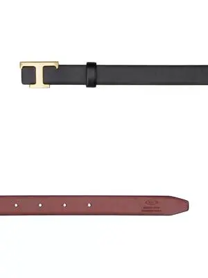 TOD'S T-timeless Leather Belt - Black