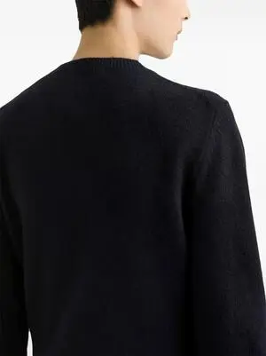 Dolce & Gabbana Brooch Detail Crew Neck Jumper