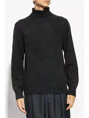 Officine Générale Virgin Wool Roll Neck Jumper