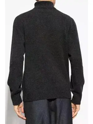Officine Générale Virgin Wool Roll Neck Jumper