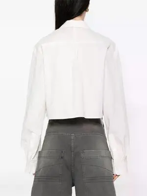 LOW CLASSIC Cropped Button-down Shirt