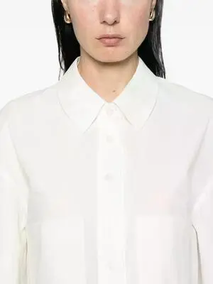 LOW CLASSIC Cropped Button-down Shirt