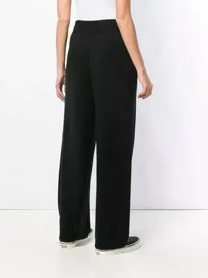 BARRIE Flared Knitted Trousers