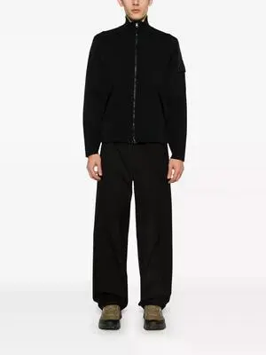C.P. COMPANY Logo-patch Zip-up Sweatshirt