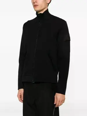 C.P. COMPANY Logo-patch Zip-up Sweatshirt