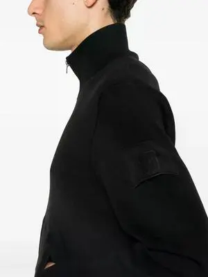 C.P. COMPANY Logo-patch Zip-up Sweatshirt