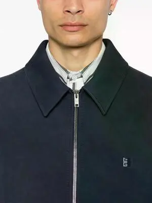 Givenchy 4g Suede Bomber Jacket