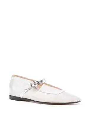 Le Monde Beryl Mesh Mary Jane Shoes - Silver
