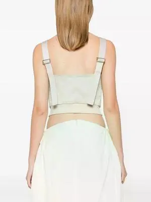 ELENA VELEZ Bustier-style Top - Neutrals