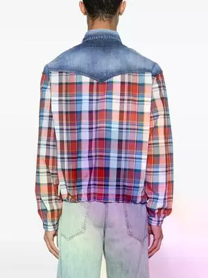 Dsquared2 Panelled Cotton Shirt